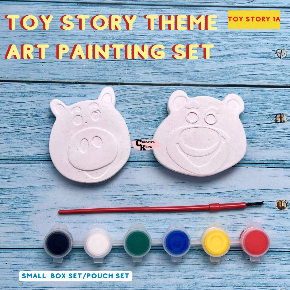 DISNEY/TOY STORY PLASTER PAINTING SET / PARTY GIVEAWAYS/ GIFTS Kids Art ...