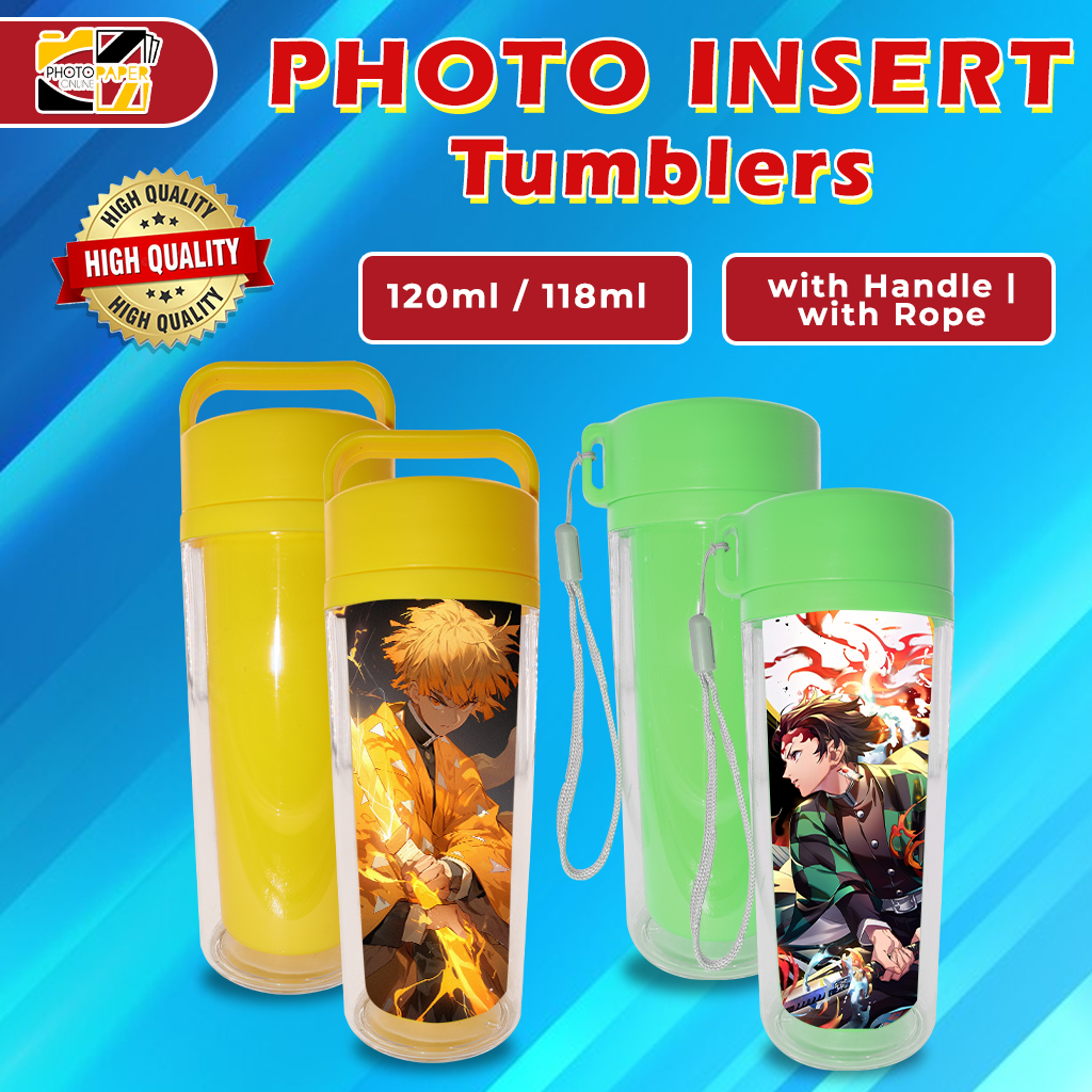 Photo Insert Tumblers for Giveaways | Portable Advertising Cup with ...