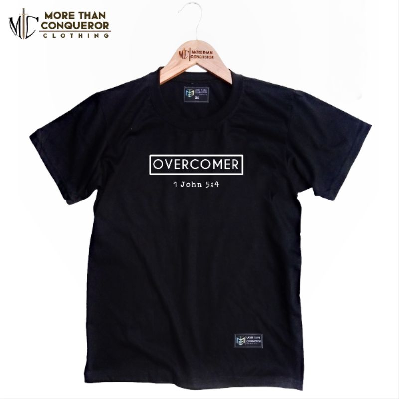 OVERCOMER by More Than Conqueror | Classic Verses Shirts | Shopee Philippines