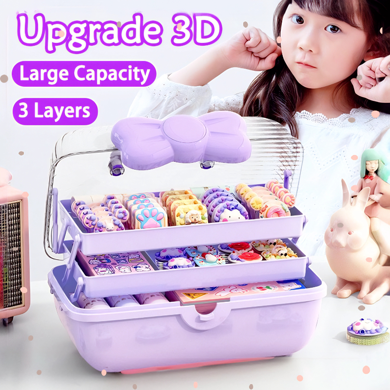 Make Up Box Practical Hair Accessory Storage Box Jewelry Storage Box ...