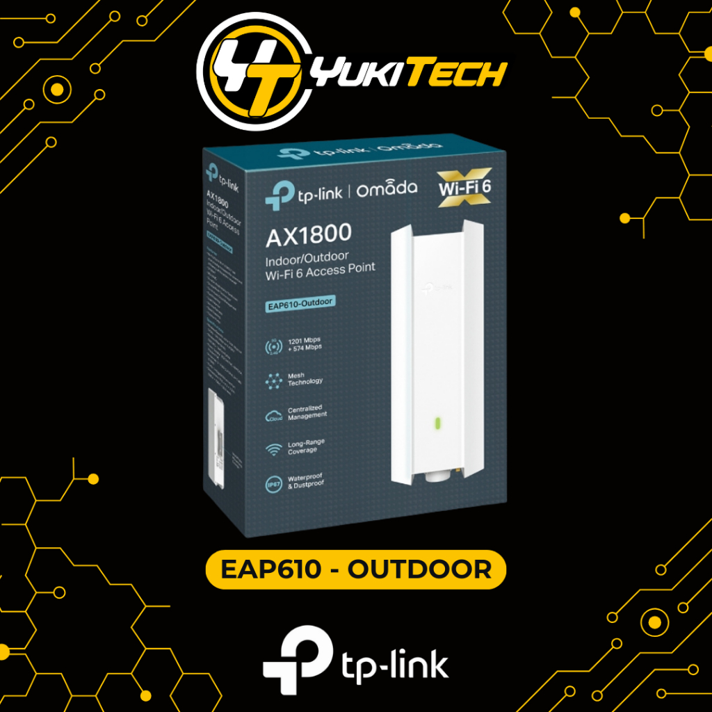 TP-Link EAP610 AX1800 Indoor/Outdoor WiFi 6 Access Point | Shopee ...