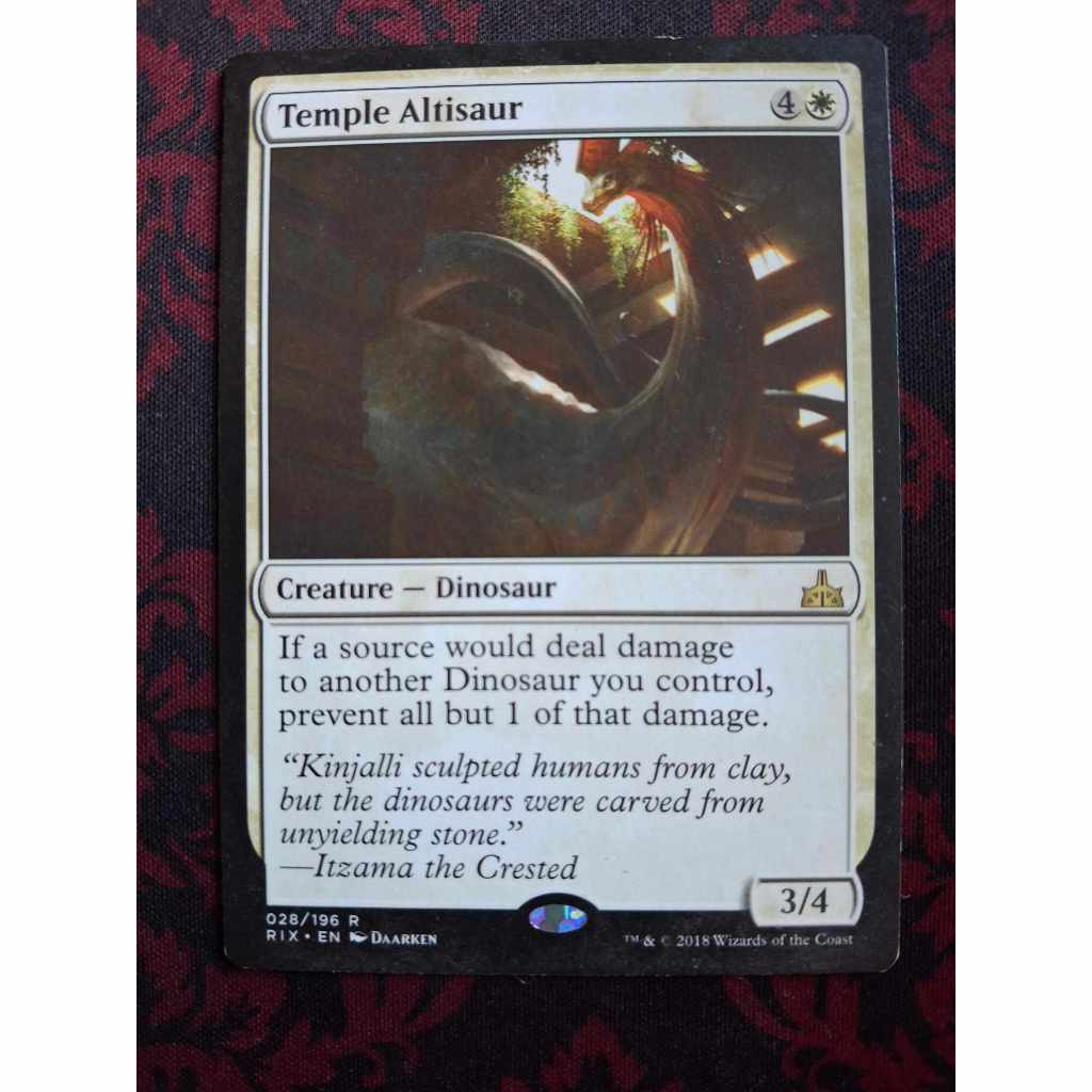 Temple Altisaur ( MTG / Creature / Rare / RIX ) | Shopee Philippines