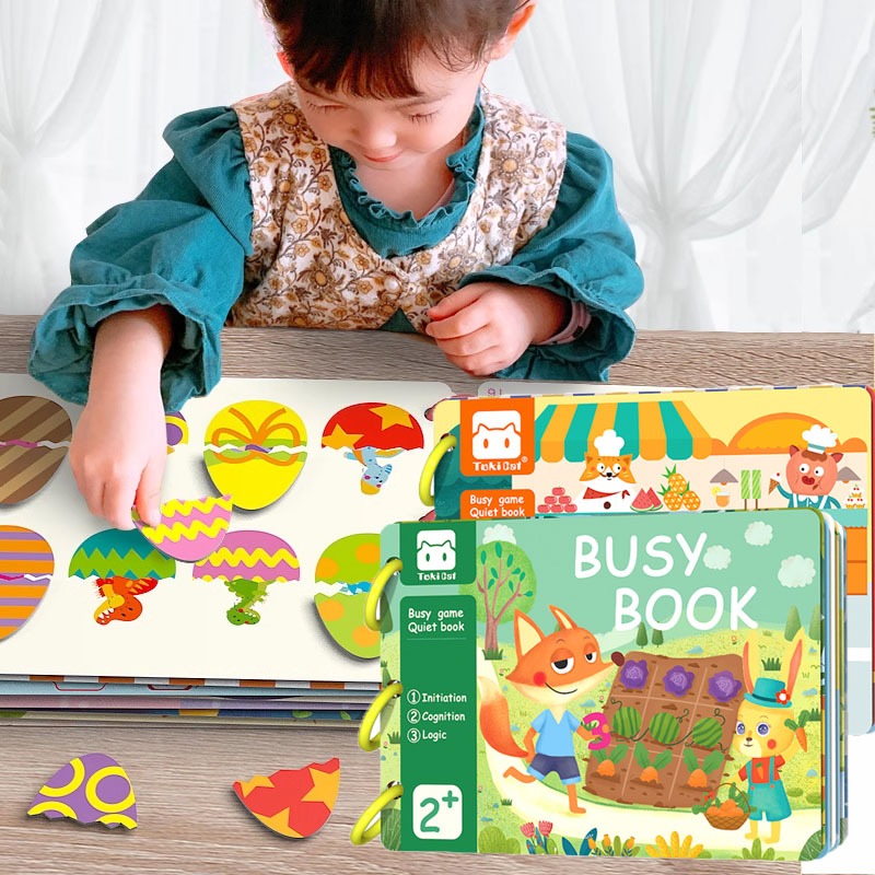 Busy Book Quite Book First Enlightenment Book Montessori Early Learning ...