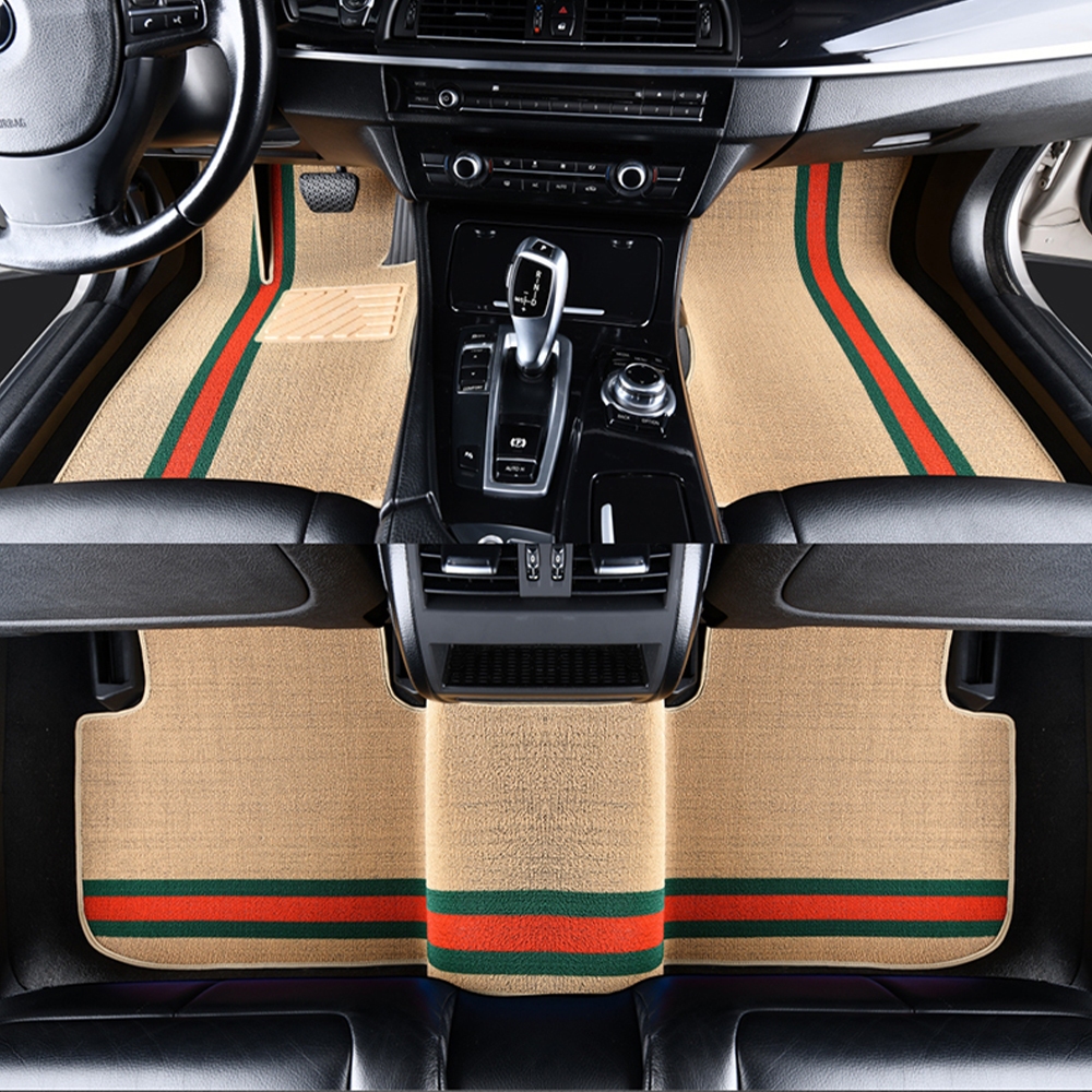 Universal Car PVC Coil Floor Mat Easy to Clean and Can Be Cut Four ...