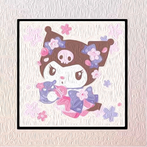 20*20 cartoon char Framed Digital Painting Pagpipinta DIY Canvas ...