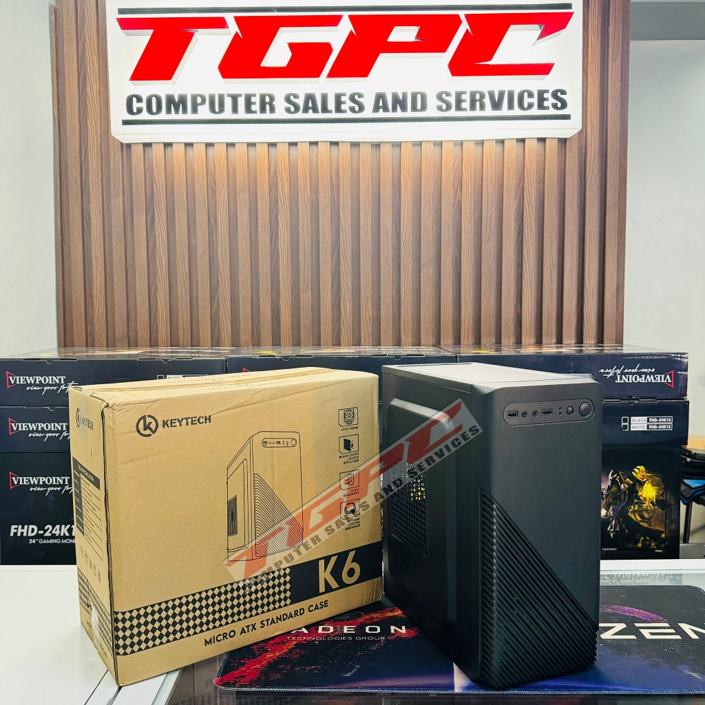 Keytech K6 Micro Atx Standard Case With Power Supply | Shopee Philippines