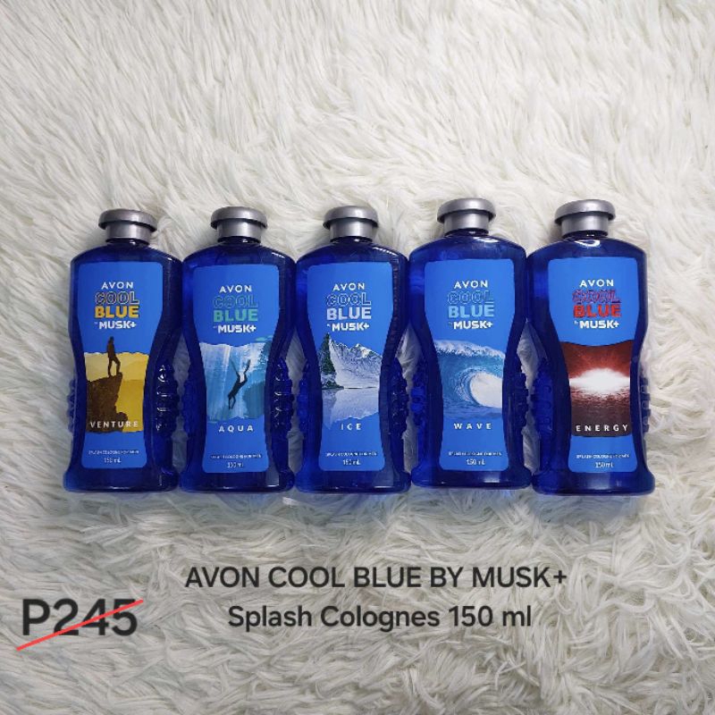 AVON COOL BLUE BY MUSK+ Splash Colognes 150 ml | Shopee Philippines