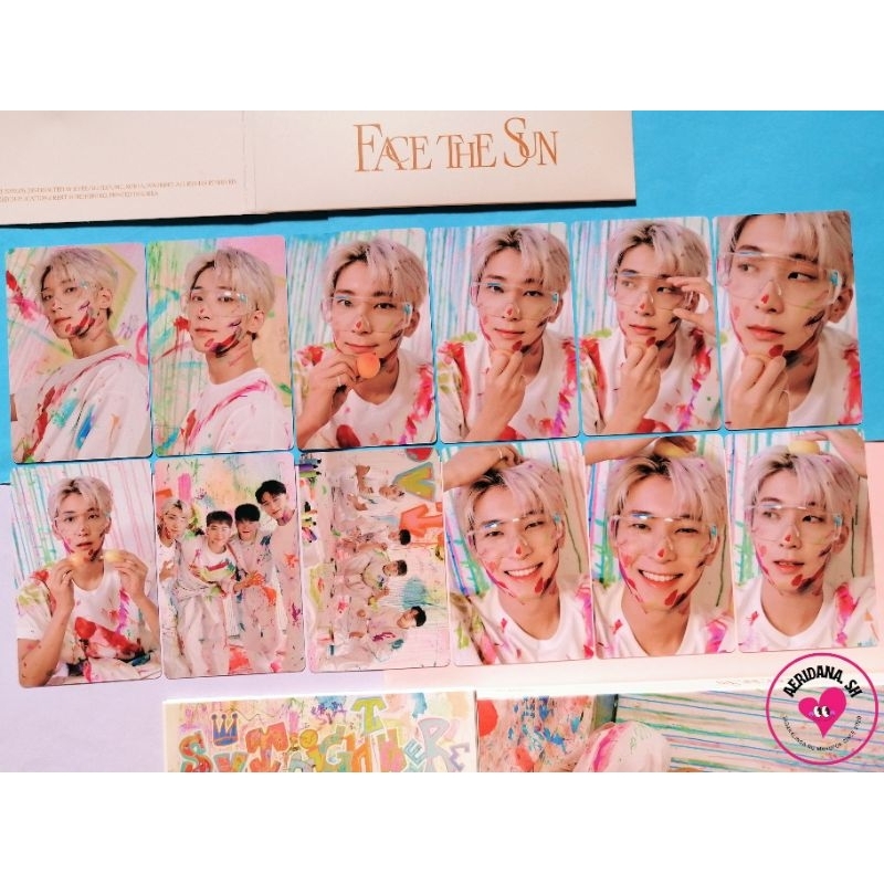 [ONHAND/TINGI] Official Seventeen Wonwoo Face The Sun Carat Ver Booklet Photocards | Shopee ...