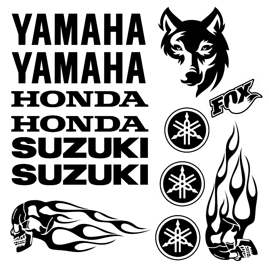 Motorcycle Brands Waterproof Vinyl Decals | Shopee Philippines