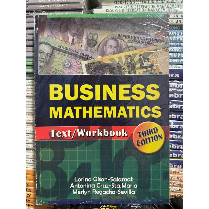 BUSINESS MATHEMATICS text/workbook third edition | Shopee Philippines