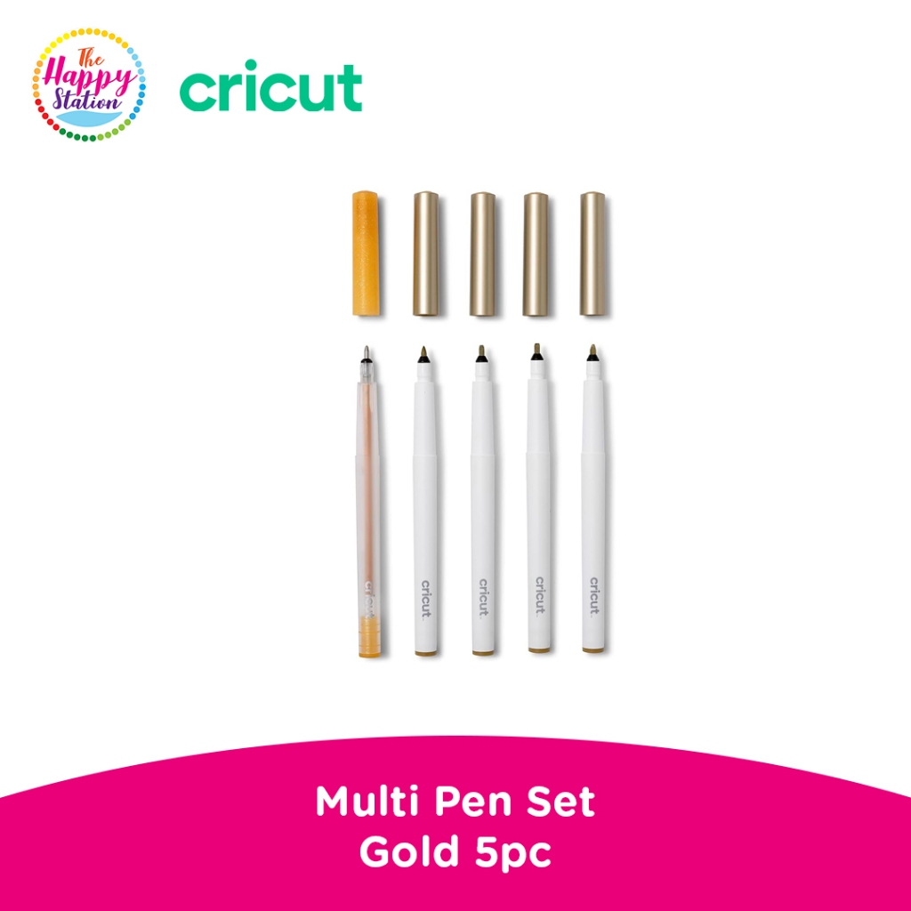 CRICUT | Multi Pen Set, Gold (5ct) | Shopee Philippines