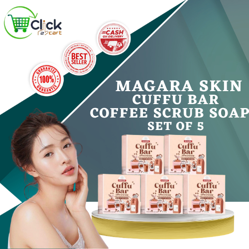 SET 5 Cuffu Bar Soap 3 in 1 Cuffu Bar Coffee Scrub Soap by Magara Skin ...