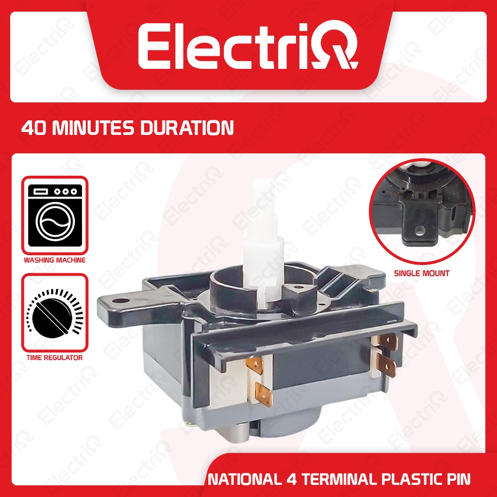 Electriq l Timer National 4 Terminal Plastic Pin Washing Machine Spare ...