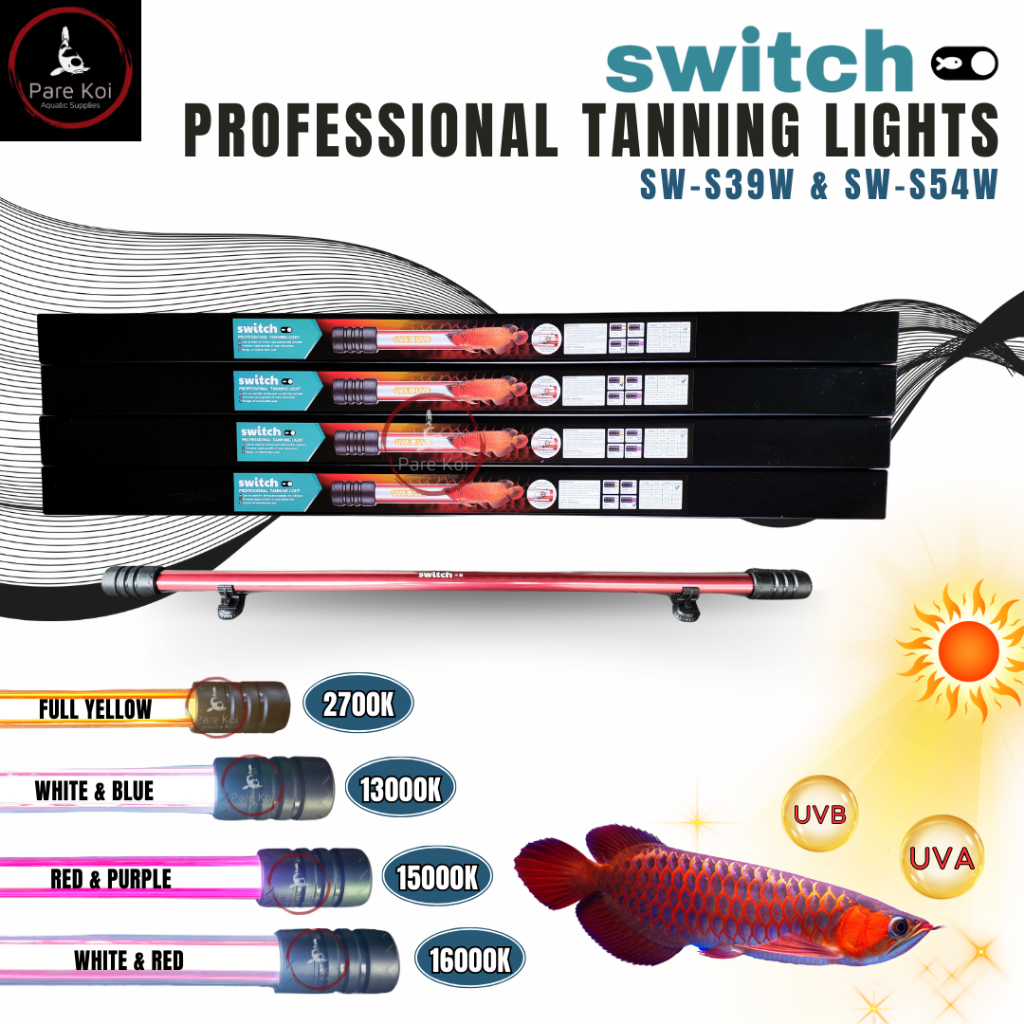 Switch Arowana Tanning Light Aquarium Professional Tanning Lights ...