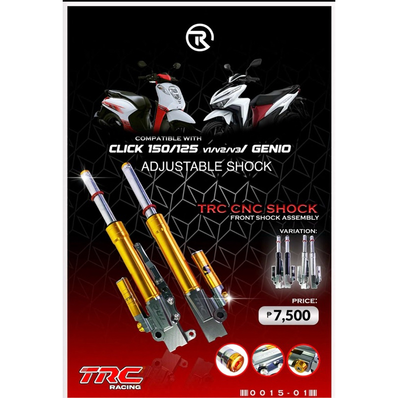 TRC FRONT SHOCK CNC ADJUSTABLE | Shopee Philippines
