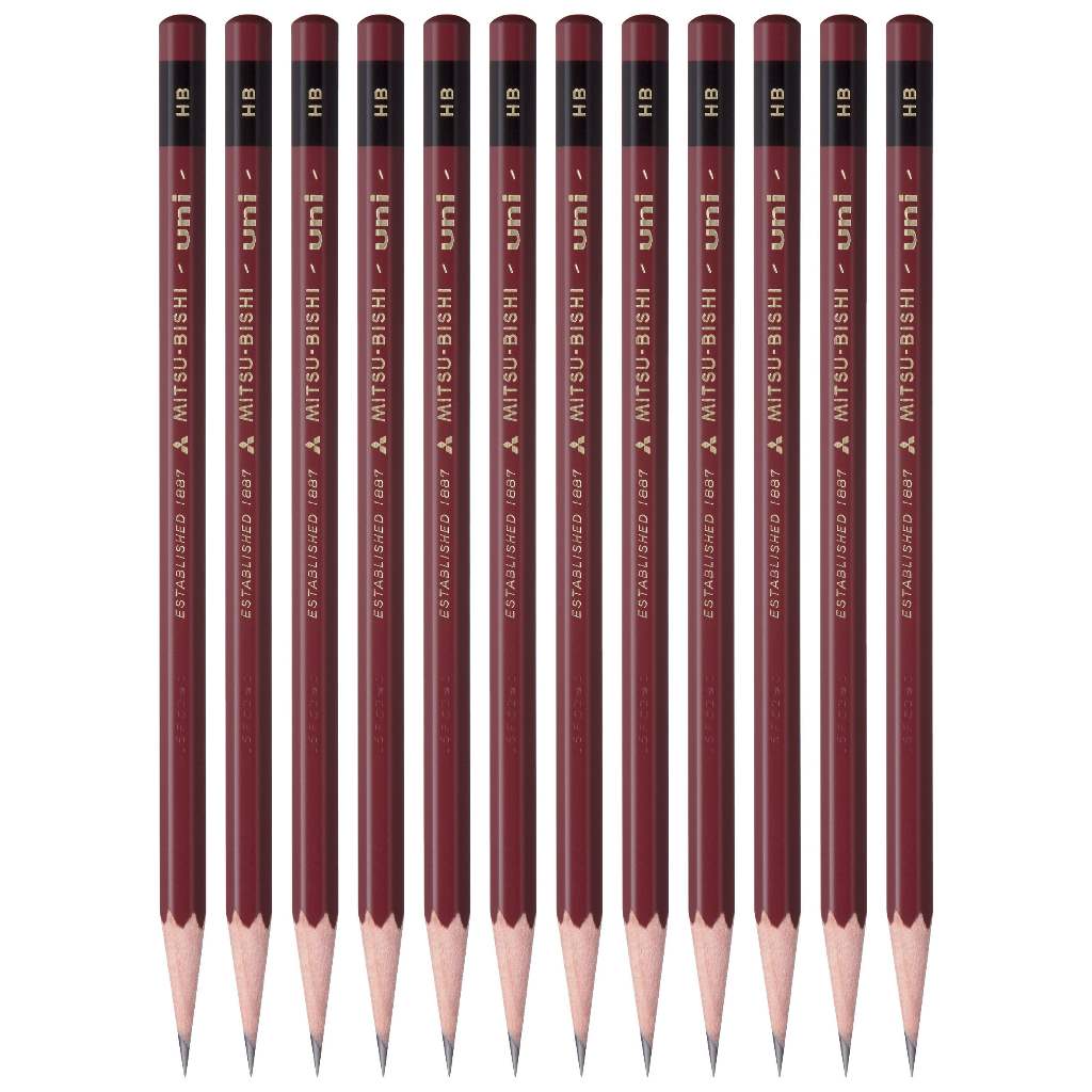 UNI MITSUBISHI UNI-HI WOODEN PENCIL (HU-) (SOLD PER PIECE) | Shopee Philippines