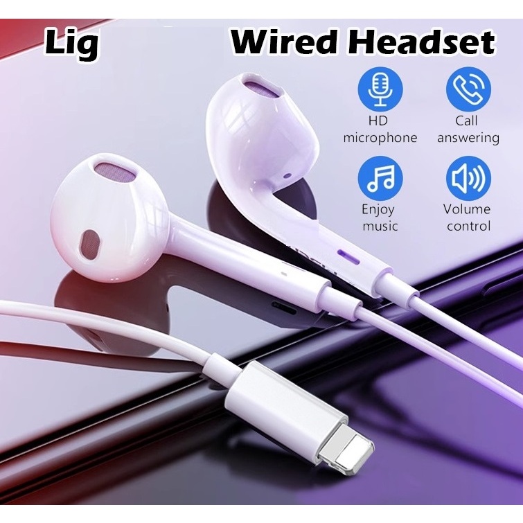 kuku In Ear Earphone for IPH 7 8 G 11 12 13 plus pro max X XR XS max ...