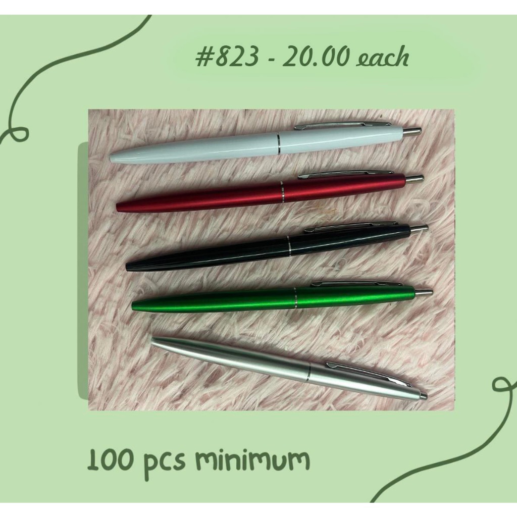 Personalized ballpen with print - 100 pcs minimum - uv print | Shopee ...