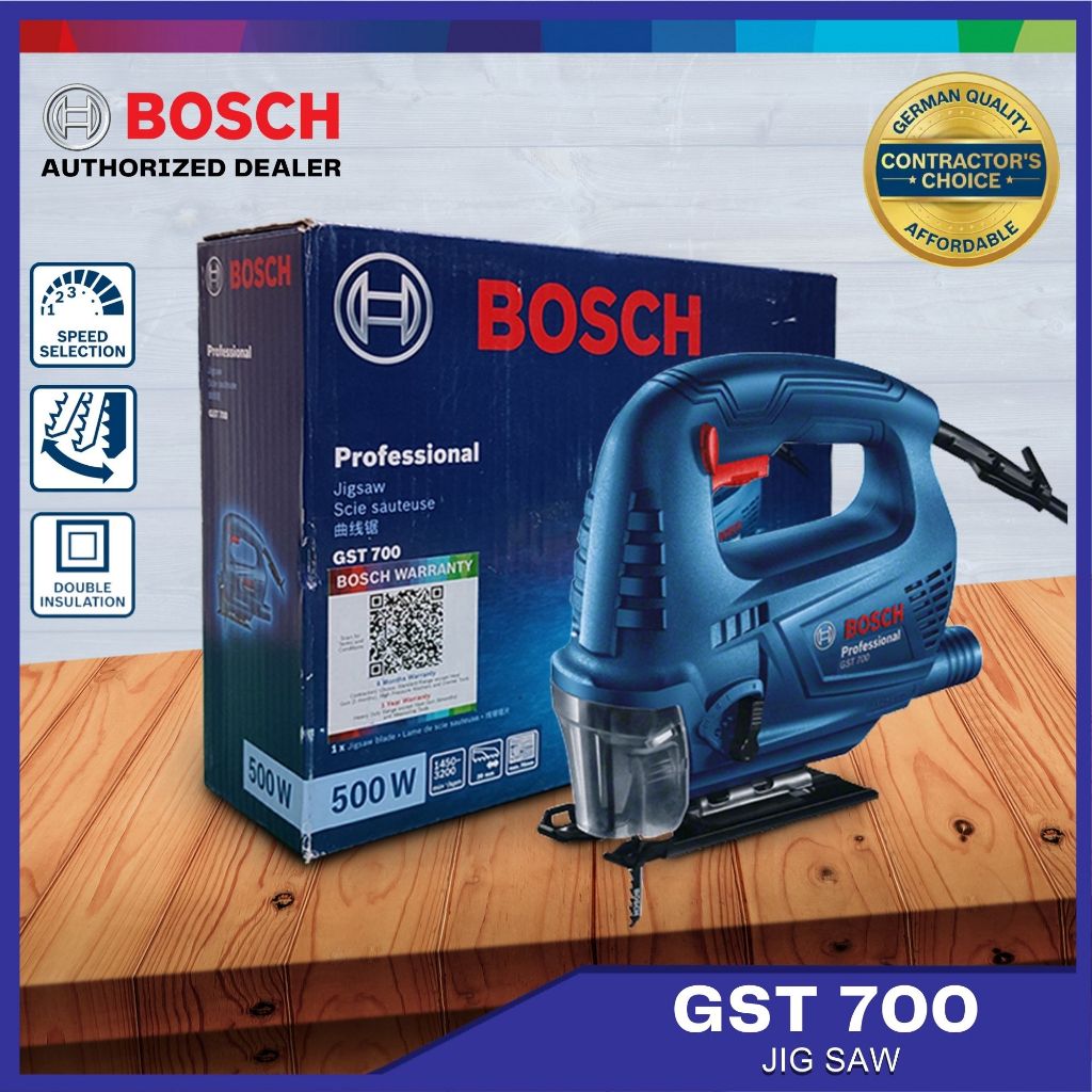 Bosch Jig Saw GST 700 06012A70K0 Contractor's Choice COC Power Tool ...