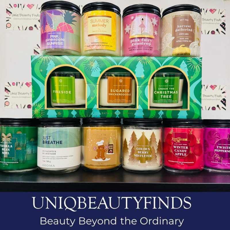 Bath and Body Works Single Wick Mini Candle | Shopee Philippines