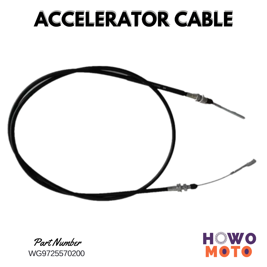 SINOTRUK HOWO PARTS Accelerator Cable WG9725570200 for Howo Truck ...