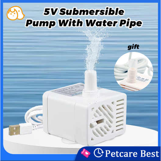 Pet Water Fountain Pump Replacement Dog Drinking Dispenser Motor USB ...