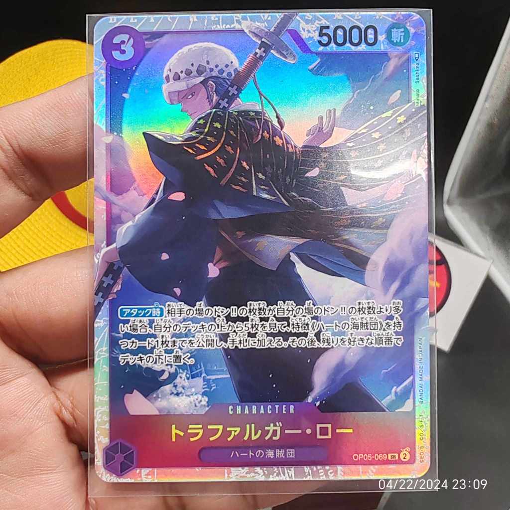 One Piece TCG - OP05-069 SR Trafalgar Law | Shopee Philippines
