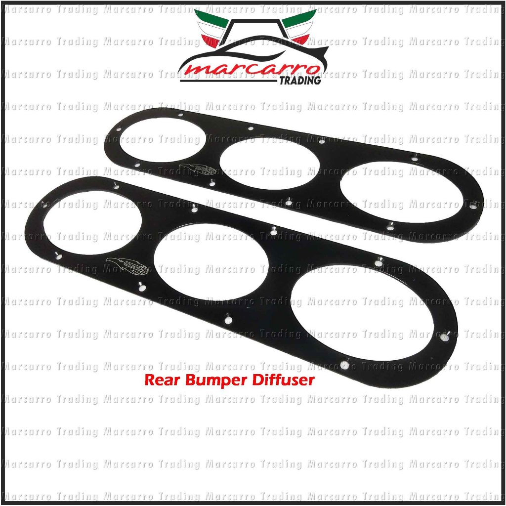 Universal Rear Bumper Diffuser Speed Holes (2 pcs.) | Shopee Philippines