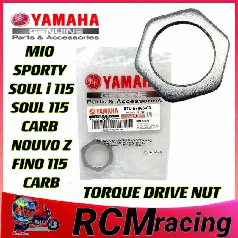 Torque Drive Nut Yamaha Genuine For Mio Sporty Mio Soul I 115 Mio Soul ...