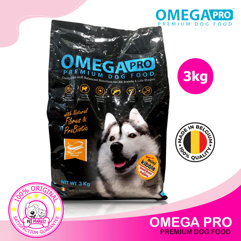 OMEGA PRO MINI KIBBLE PREMIUM DOG FOOD 3KG | Shopee Philippines