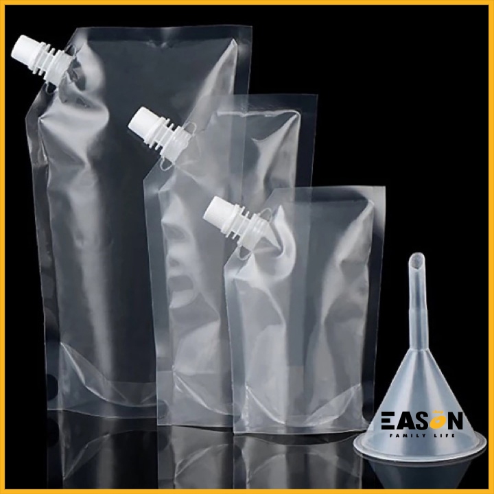 EasonShop COD Full Clear Liquid Drink Juice Milk Coffee Stand Up Pouch ...