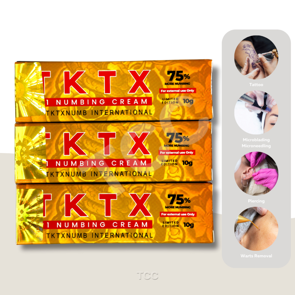 TKTX 75% Numbing Cream for Tattoo Topical Anesthesia Anesthetic ...