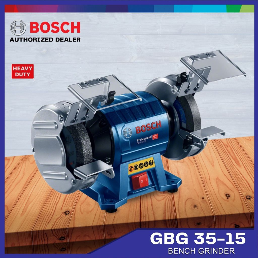 Bosch GBG 35-15 Double-Wheeled Bench Grinder HD Power Tool - 060127A3K0 | Shopee Philippines