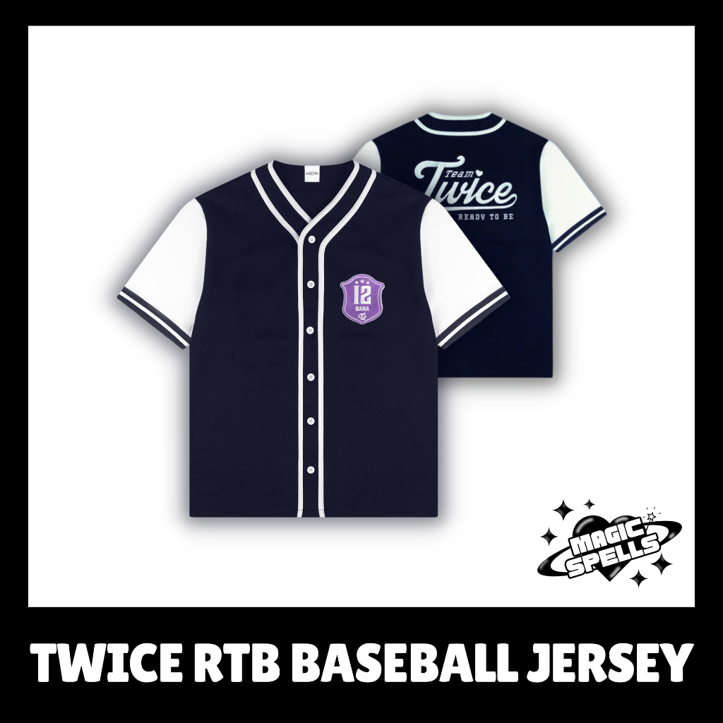 TWICE ‘READY TO BE’ JAPAN BASEBALL JERSEY UNOFFICIAL (LAST STOCK ...