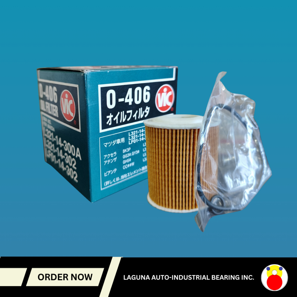 VIC Oil Filter O-406 for Mazda CX-7 2.3 06-15 / MPV 02-up / Tribute 2.3 ...