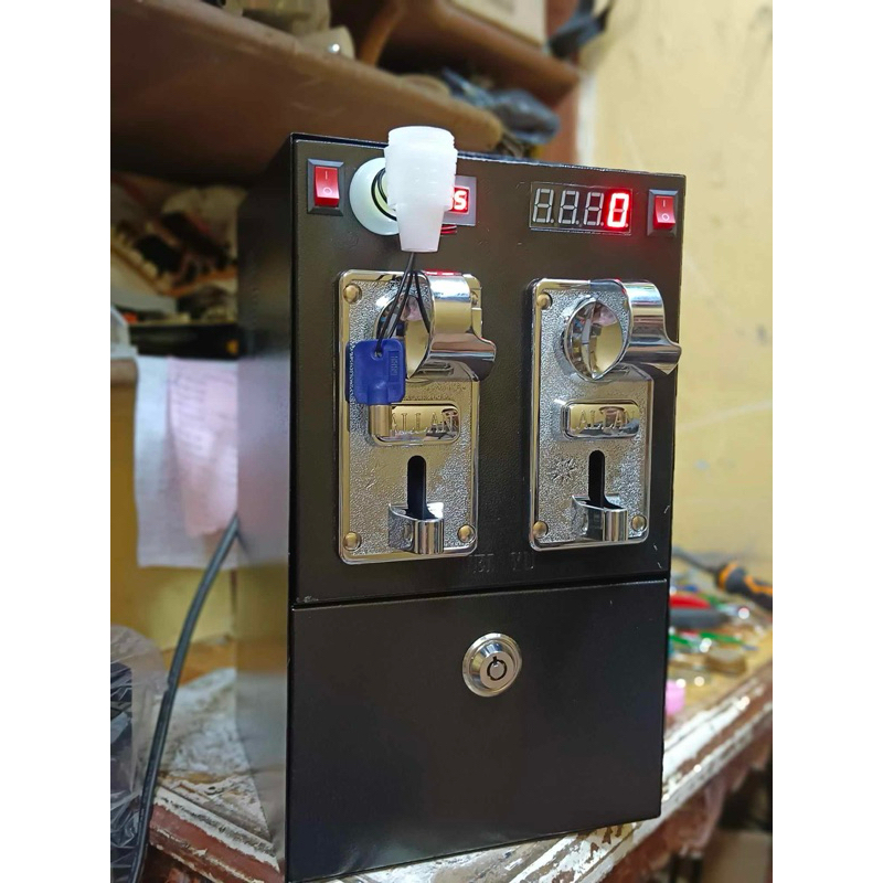 dual metal box for carwash and shampoo vendo universal coinslot ...