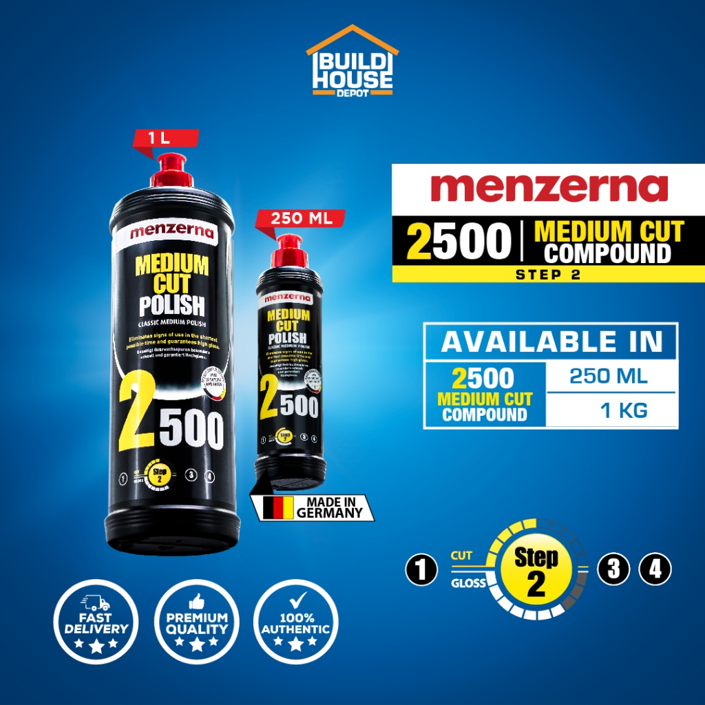 MENZERNA Medium Cut Polish 2500 - 250ml | 1L | Shopee Philippines