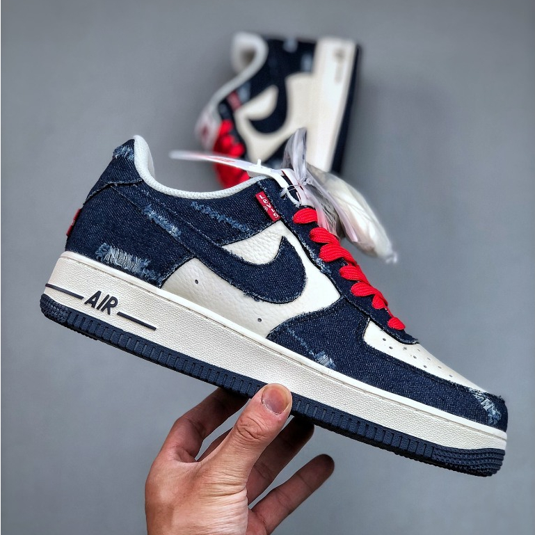 Nike Air Force 1’07 x Levi's Low Cut Skate Shoes Casual Sneakers for ...