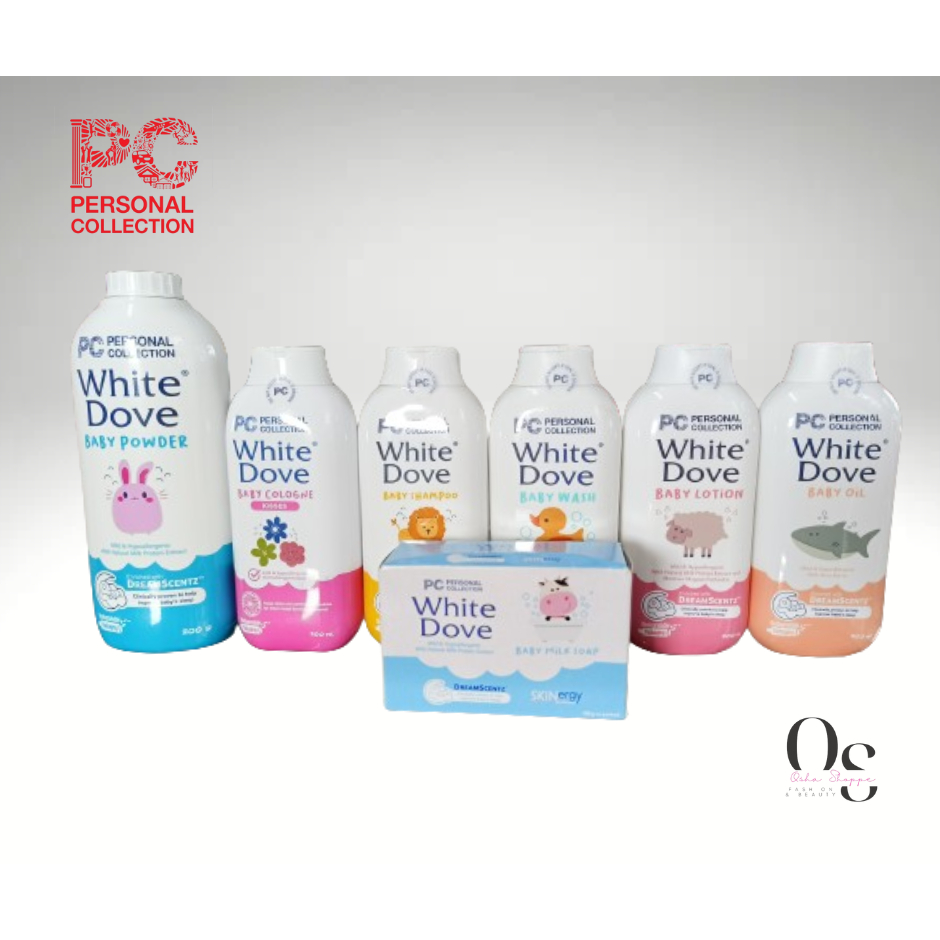 PC WHITE DOVE BABY PRODUCTS (POWDER, COLOGNE, LOTION, OIL, WASH ...
