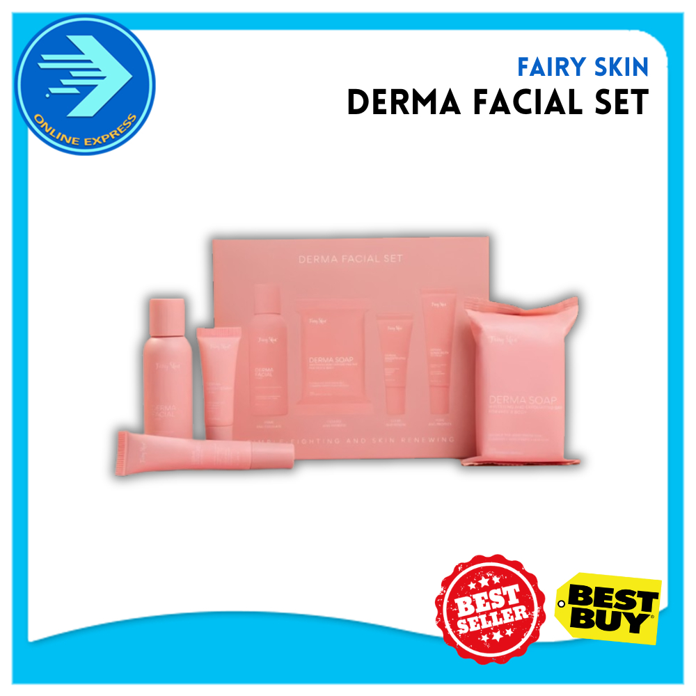 Derma Facial Set by FAIRY SKIN | Removes Acne, Uneven Skin Tone, and ...