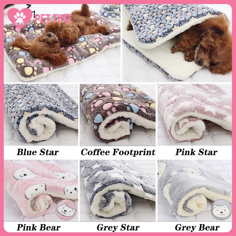 Pet Bed【5 Size】 Mat Cat Bed Dog Bed Washable Sleeping Warm Soft Pet Mat ...