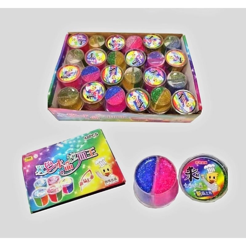 2 Color Slime Box !!! 48pcs/Box | Shopee Philippines