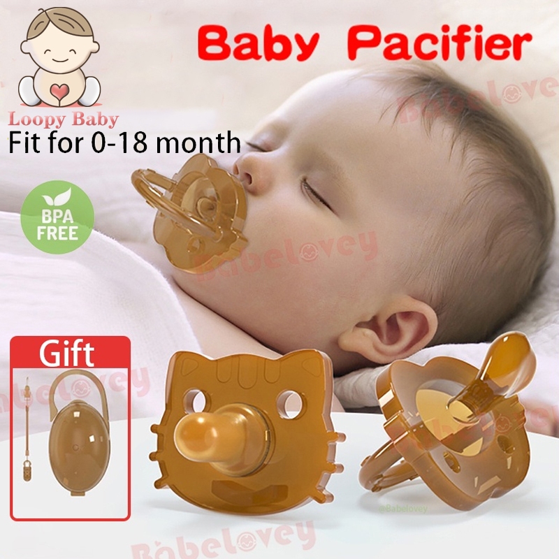 3 In 1 Portable Silicone Pacifier for Baby Baby Pacifier Set Anti-drop ...
