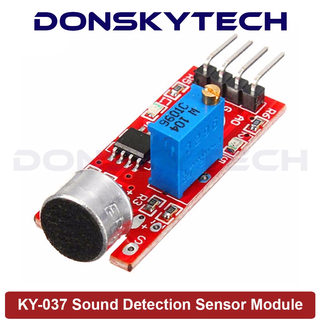 KY-037 Sound Detection Sensor Module High Sensitivity Sound Microphone ... KY-037 Sound Detection Sensor Module High Sensitivity Sound Microphone ...