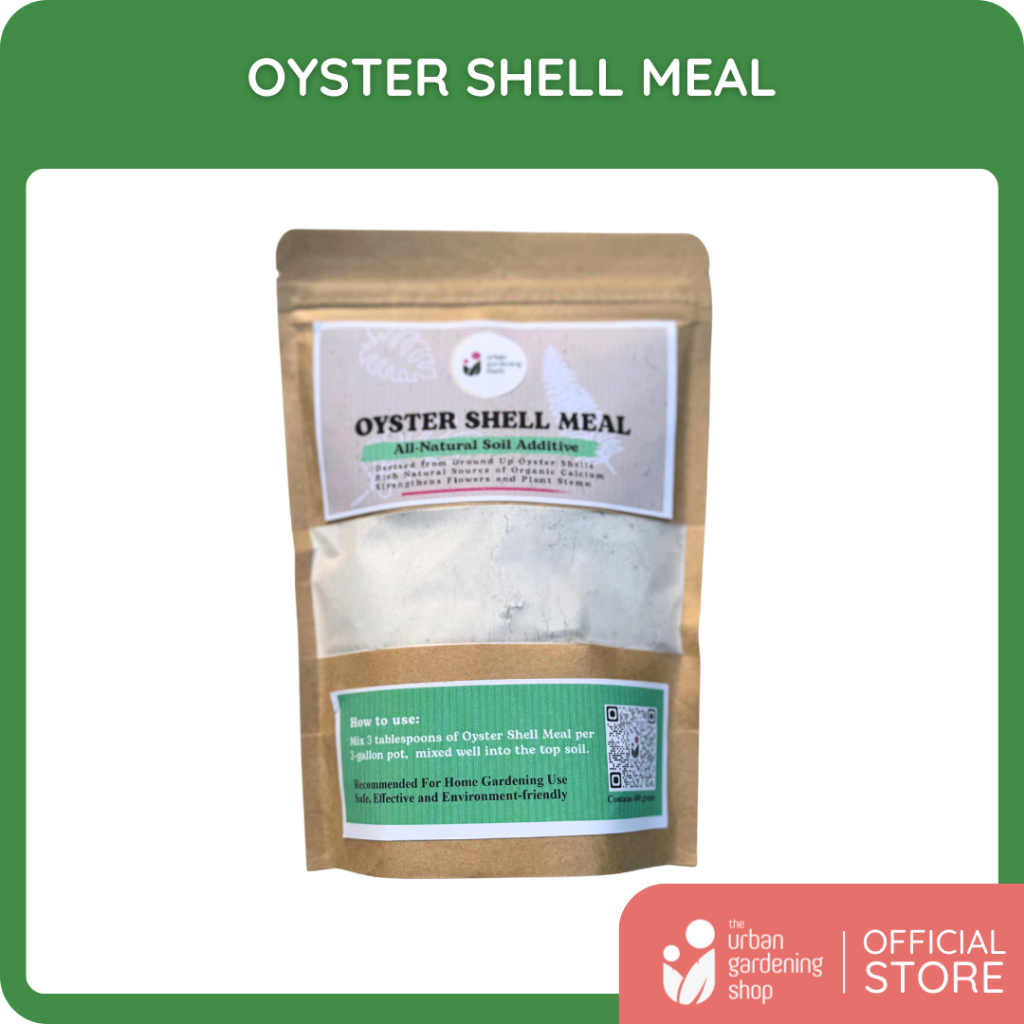 THE URBAN GARDENING SHOP Oyster Shell Meal Derived from Ground Oyster ...