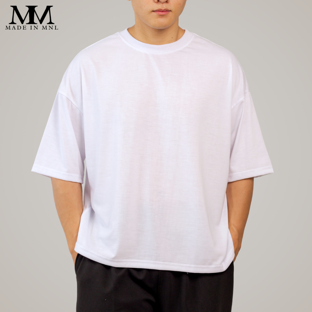 MadeInMNL Classic Boxy Crop Oversized Shirt | Shopee Philippines
