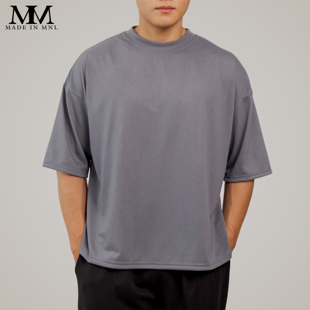 MadeInMNL Classic Boxy Crop Oversized Shirt | Shopee Philippines