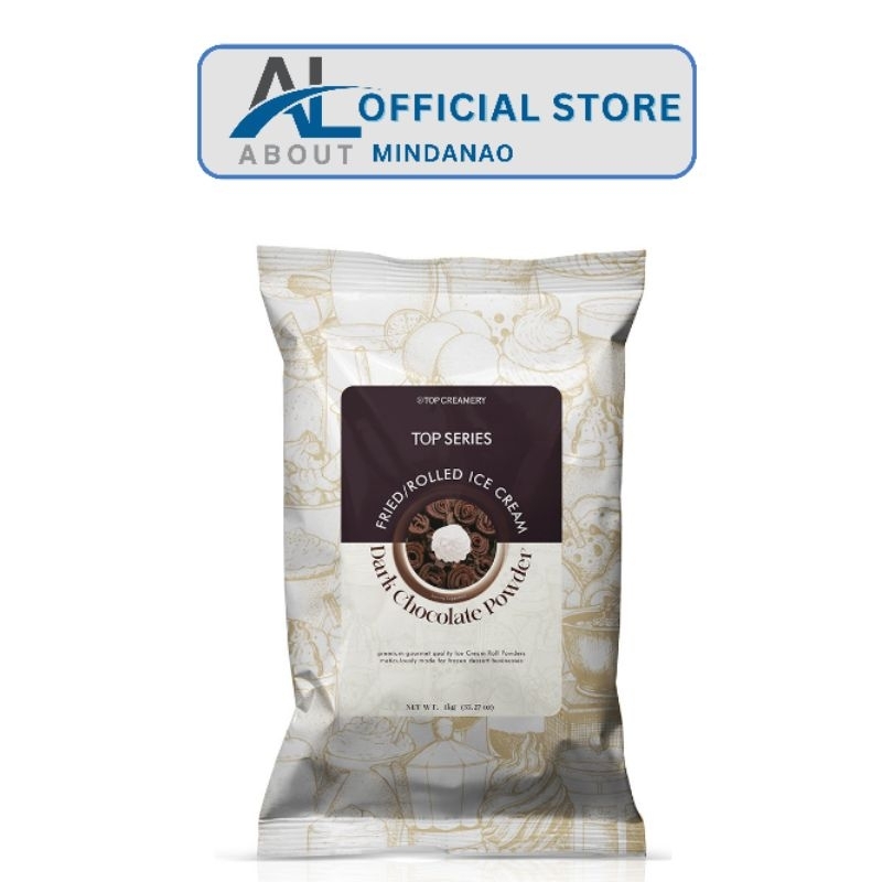DARK CHOCOLATE FRIED ICE CREAM POWDER - TOP CREAMERY | Shopee Philippines