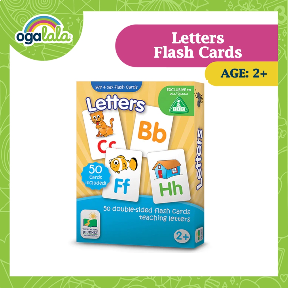 The Learning Journey Letters - Flash Card | Shopee Philippines