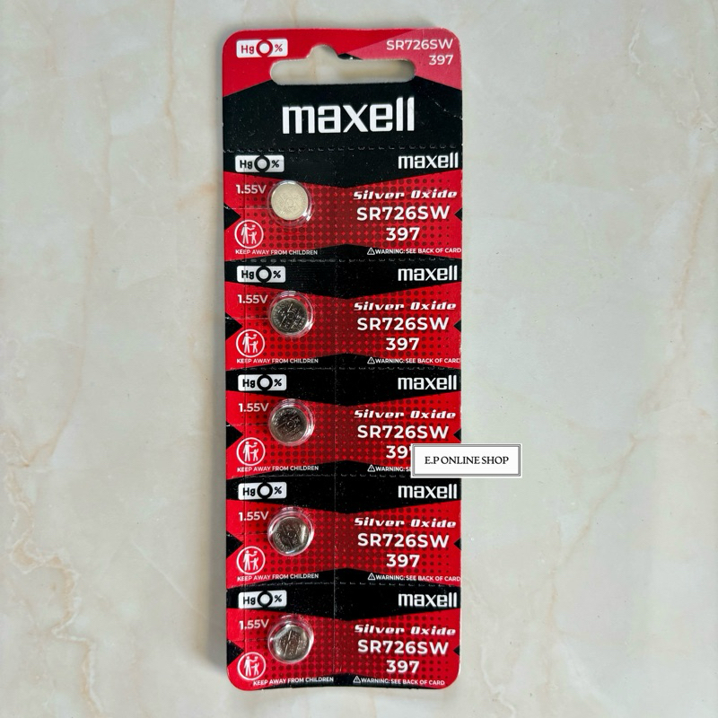 Maxell SR726SW Silver Oxide Battery 1.55v Original Sold per pc or per ...